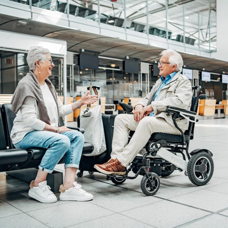 Ergoflix LX Premium faltbarer Elektrorollstuhl - Clevr Mobility